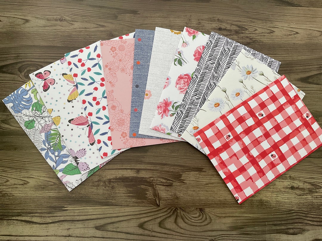 Handmade Envelopes, Set of 10 Envelopes, Envelopes, Beautiful Envelopes ...