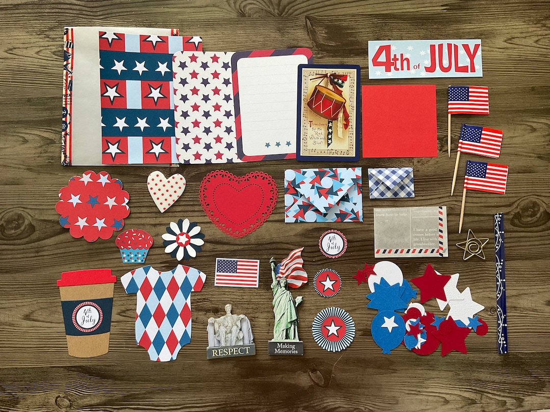 4th of July,independence Day, Mini Kit, Inspiration Pack,diy Kit ...