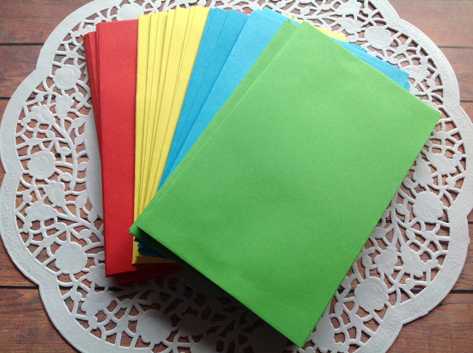10 Small Coloured Envelopes USPS Mailable Size Envelopes - Etsy