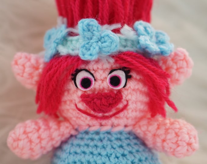 Amigurumi Poppy Trolls Doll Toy Teddy of Crochet Dreamworks - Etsy