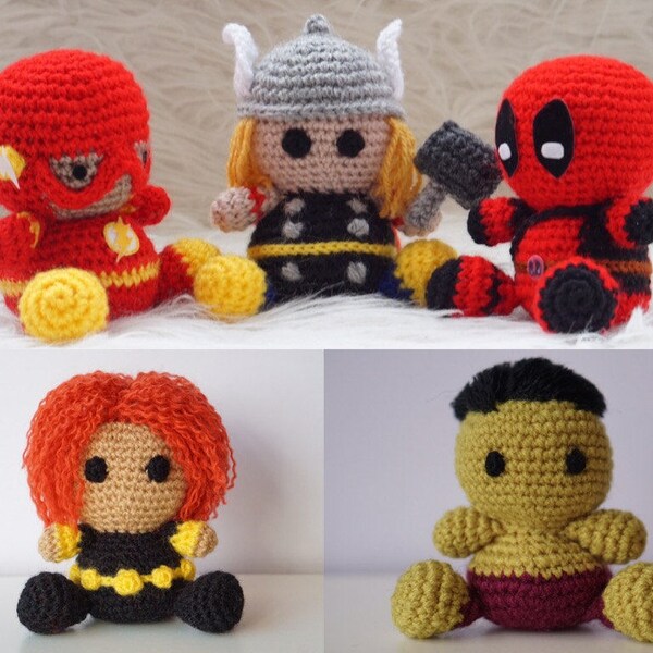 Crochet Patterns Avengers - Etsy