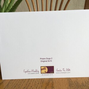 Prairie Dogs Anniversary Card, Cut Paper Art, Whimsical Wedding Card - Etsy