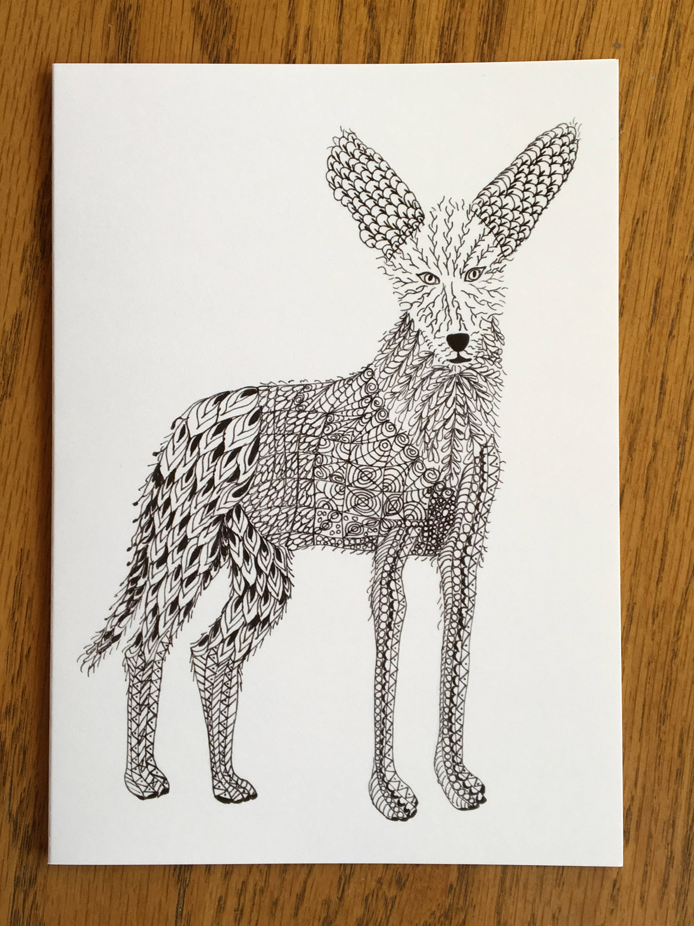 Southwest Animals Cards, Set of 6, 2 Coyotes, Roadrunner, Prairie Dog ...