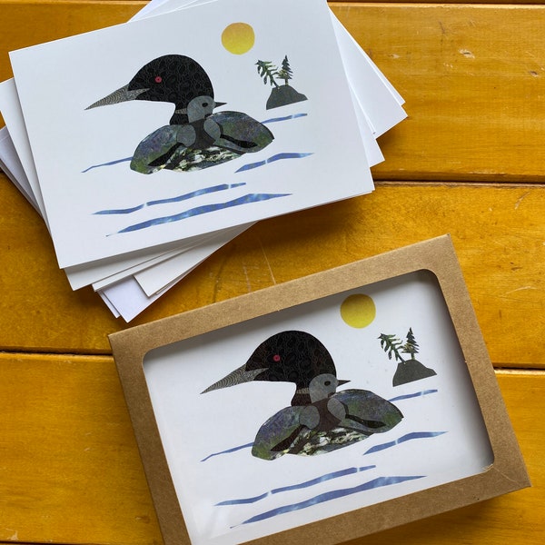 Loon Cut Paper Art - Etsy