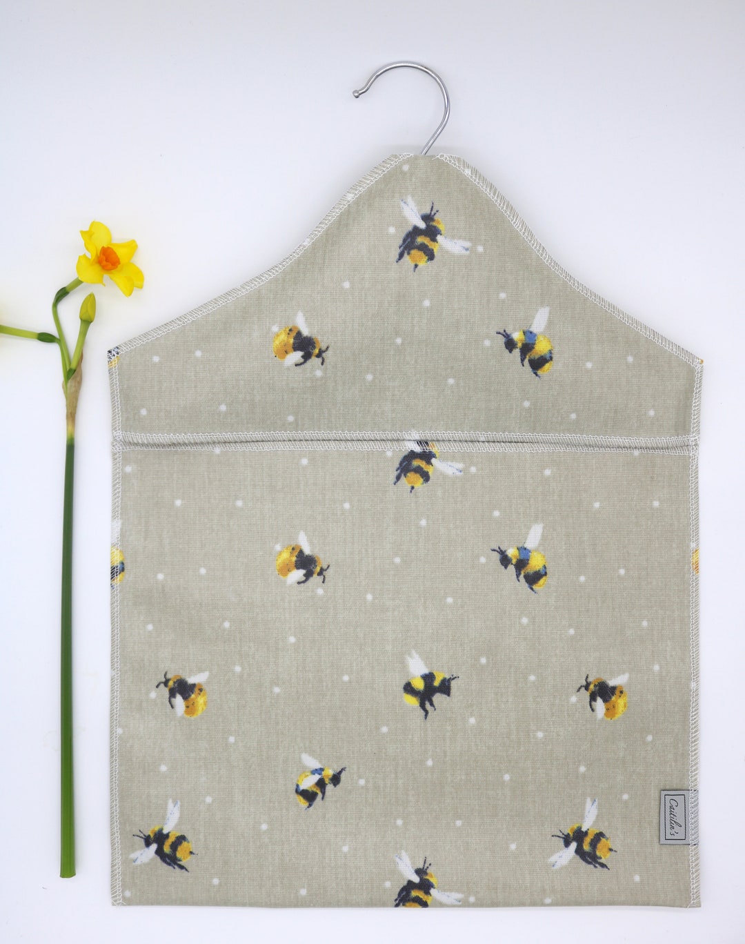 Oilcloth Rainproof Peg Bag, Peg Bag, Peg Storage, Oilcloth Peg Bag, Peg ...