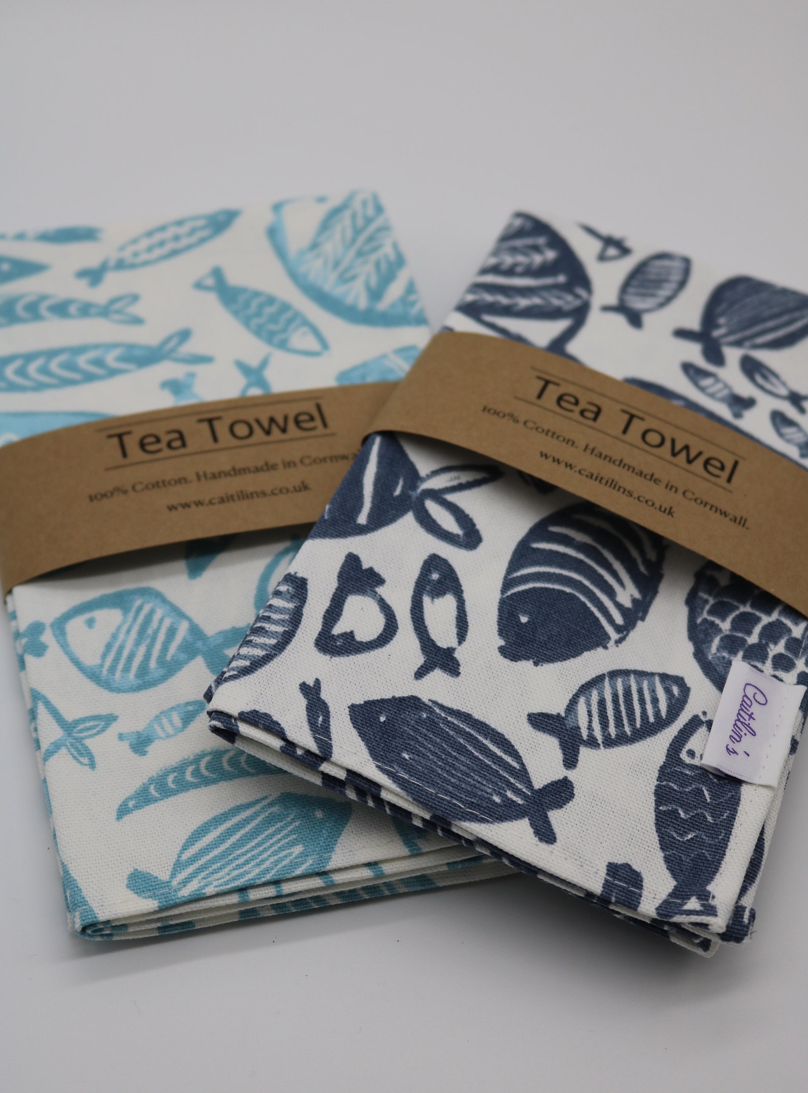 Handmade Cotton Tea Towel Choose From a Selection of Designs - Etsy UK
