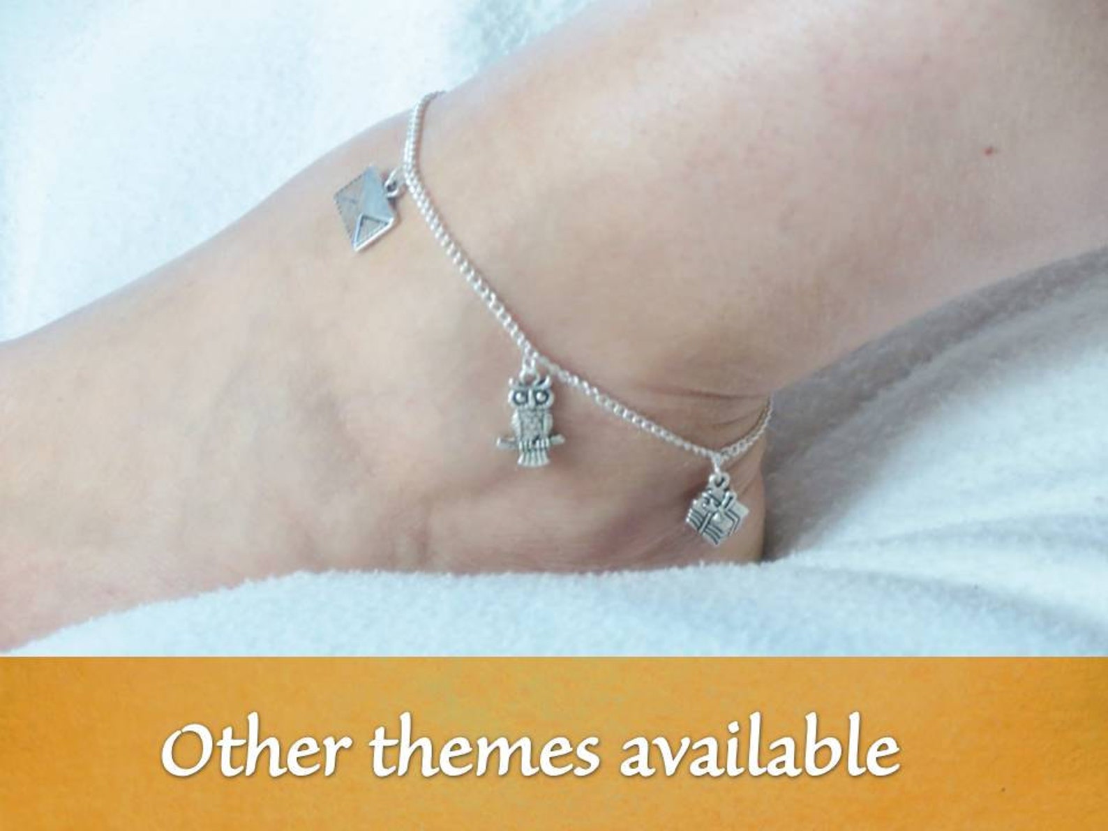 Wizard themed chain anklet of your choice. | Etsy