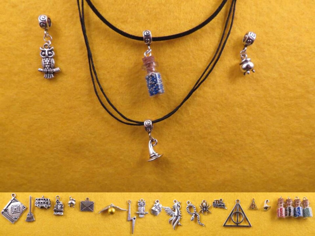 Wizard Inspired Necklace With Interchangeable Charms - Etsy