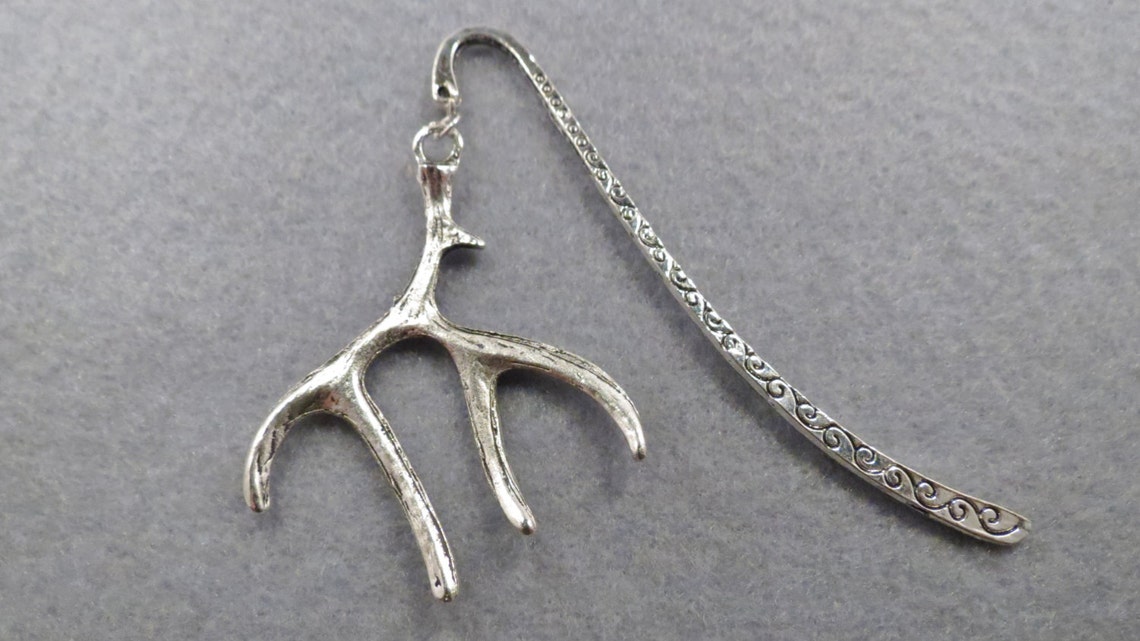 Hannibal deer antler bookmark | Etsy