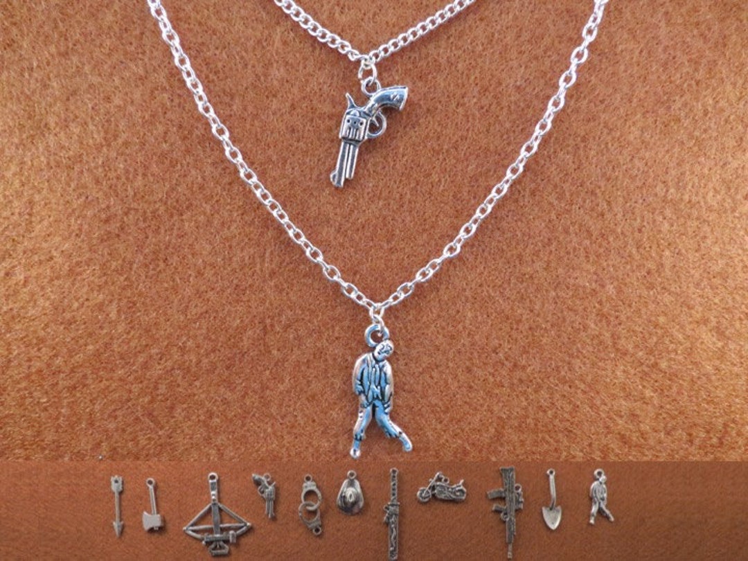 Zombie Apocalypse Two Layered Necklace With the Charms of Your Choice ...