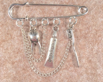 Nursing Themed Kilt Pin 50 Mm Long | Etsy