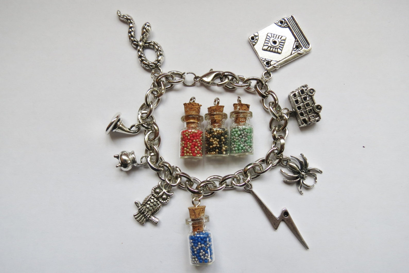 Wizard Charm Bracelet - Etsy
