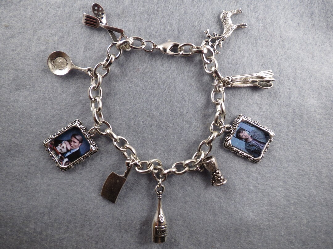 Hannibal Charm and Picture Bracelet - Etsy UK