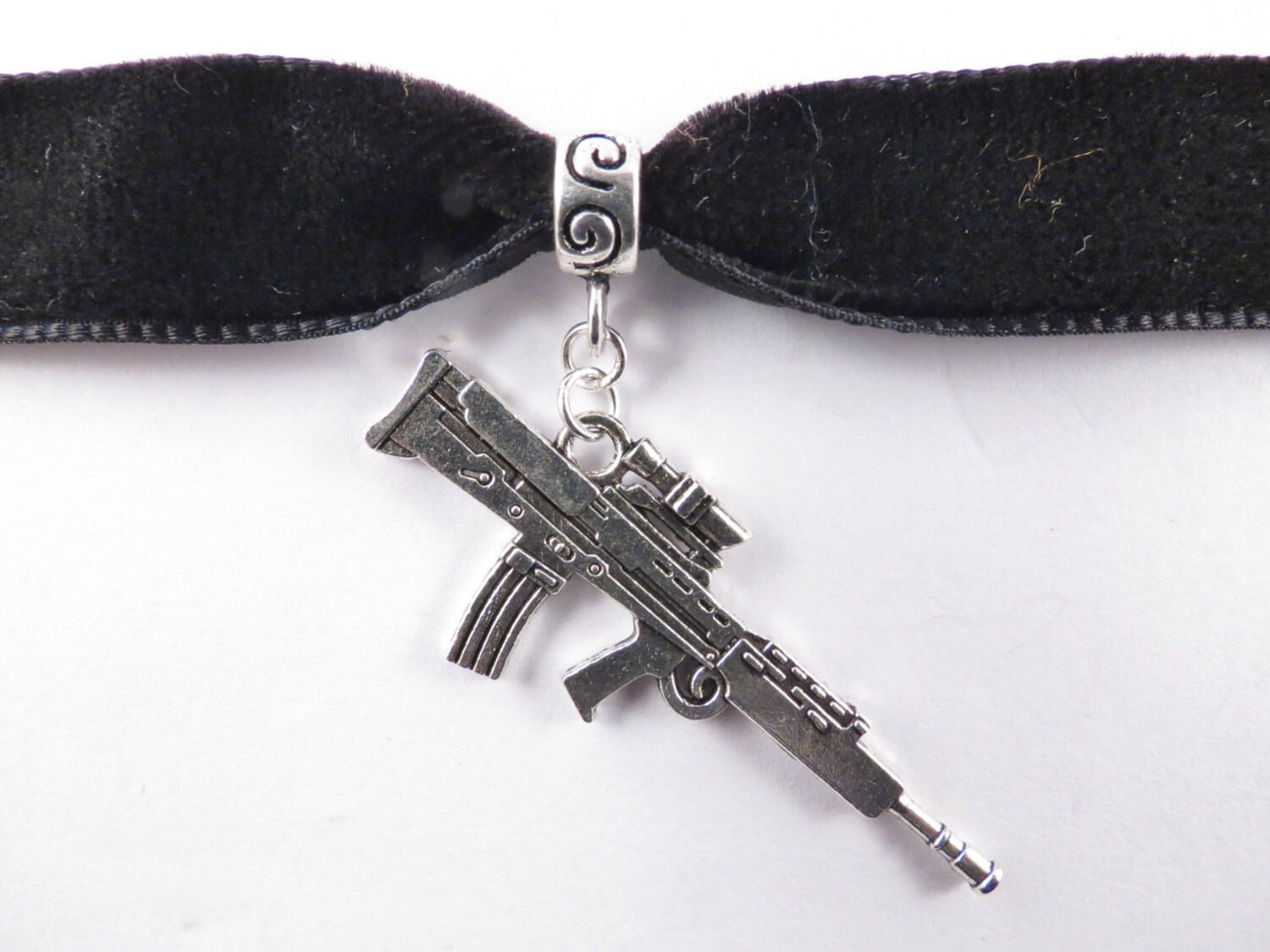 Zombie Apocalypse Simple Velvet Choker With Charm of Your - Etsy