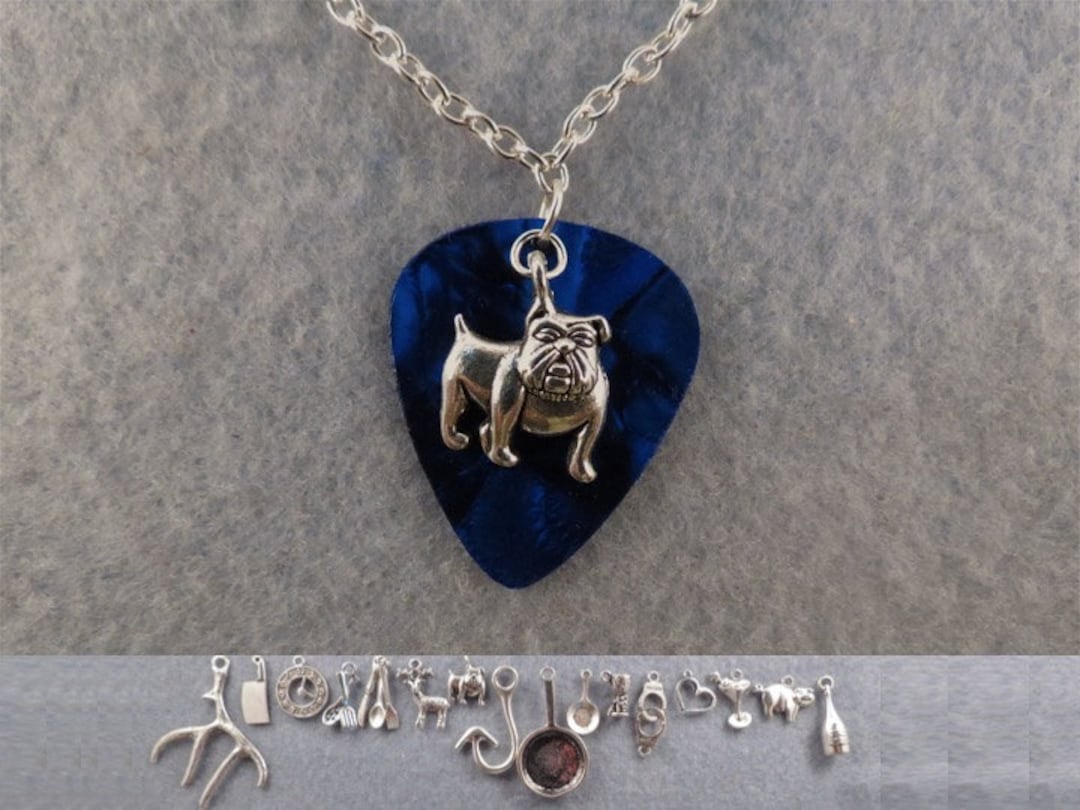 Hannibal Unisex Guitar Pick Chain Necklace With the Charm of Your ...