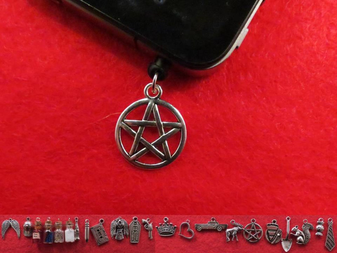 Supernatural Earphone Dust Plug Charm With the Charm of Your Choice. - Etsy