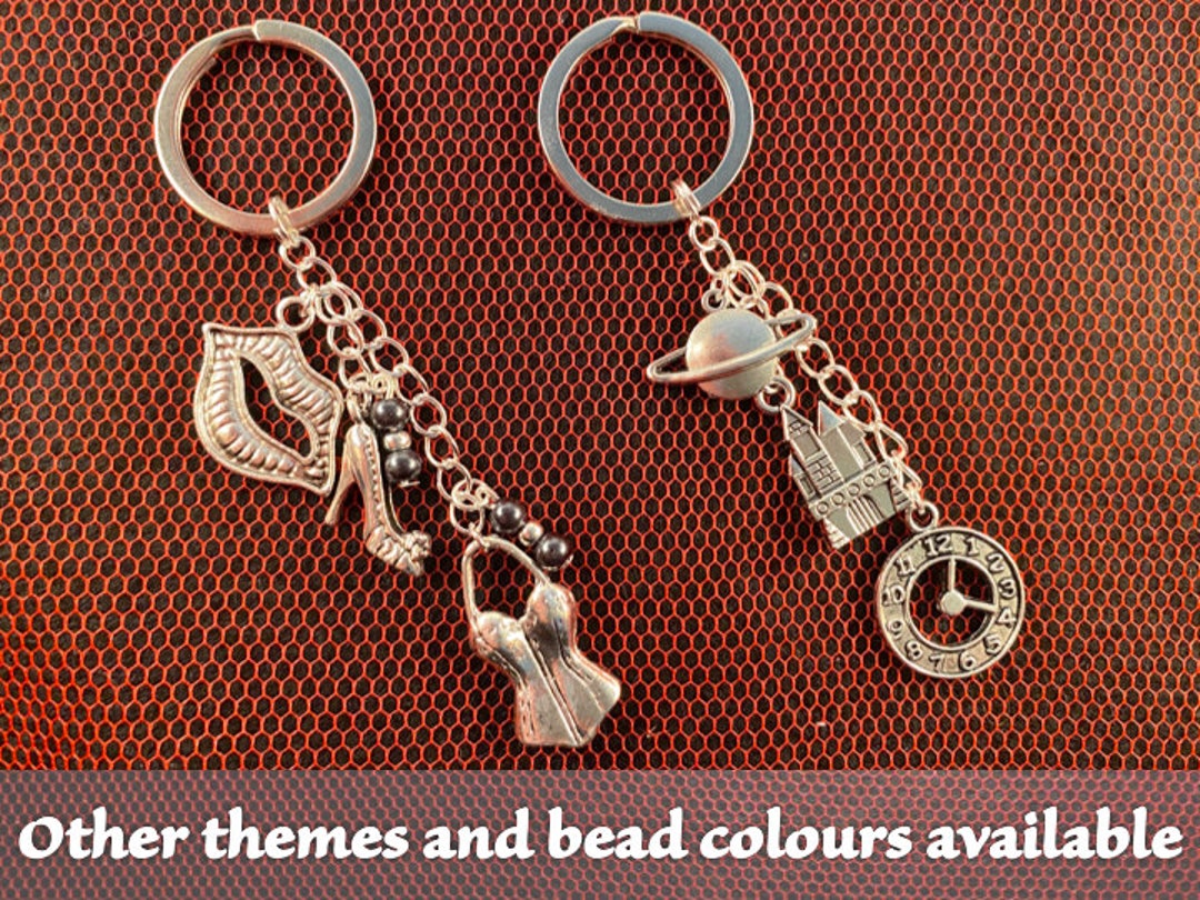Rocky Horror Show Inspired Key Ring (with or Without Beads) - Other ...