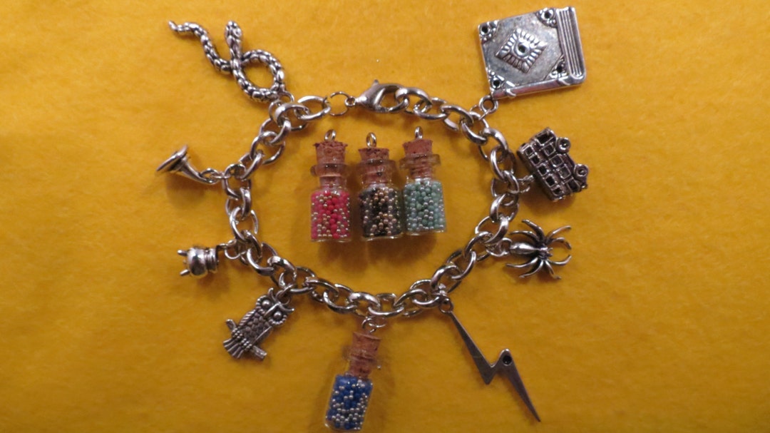 Wizard Charm Bracelet - Etsy
