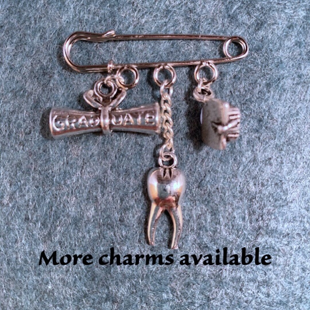 Graduation Themed Kilt Pin (38 Mm) - Other Subjects Available - Etsy