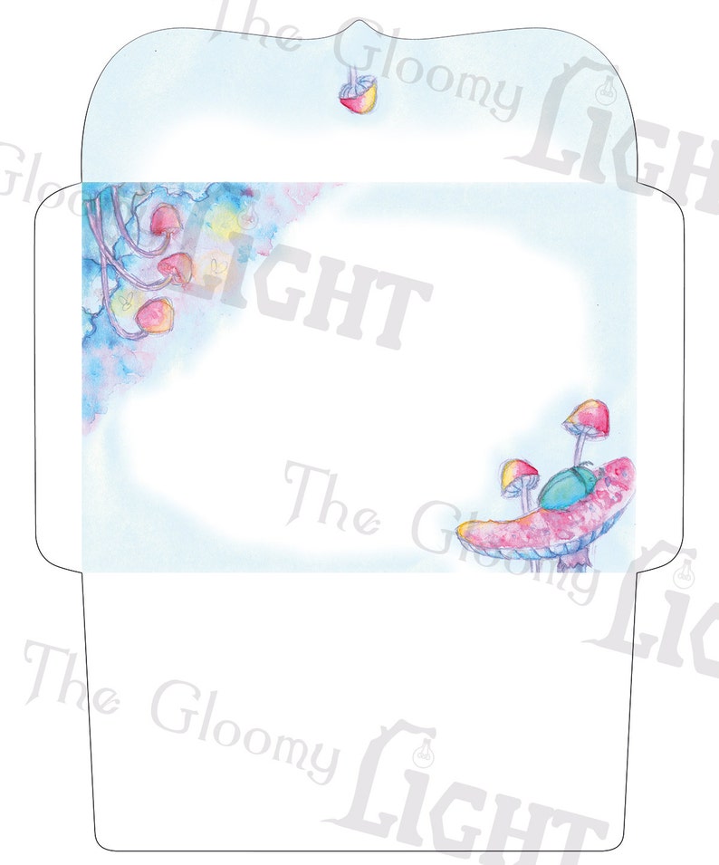Printable Envelope C6 - Instant Download - Magical Fairytale ...