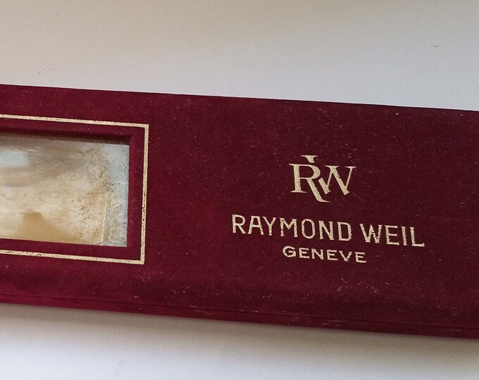 Vintage Raymond Weil Geneve Watch Box Case - Etsy