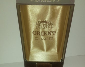 ORIENT QUARTZ Vintage Watch Box / Case - Etsy