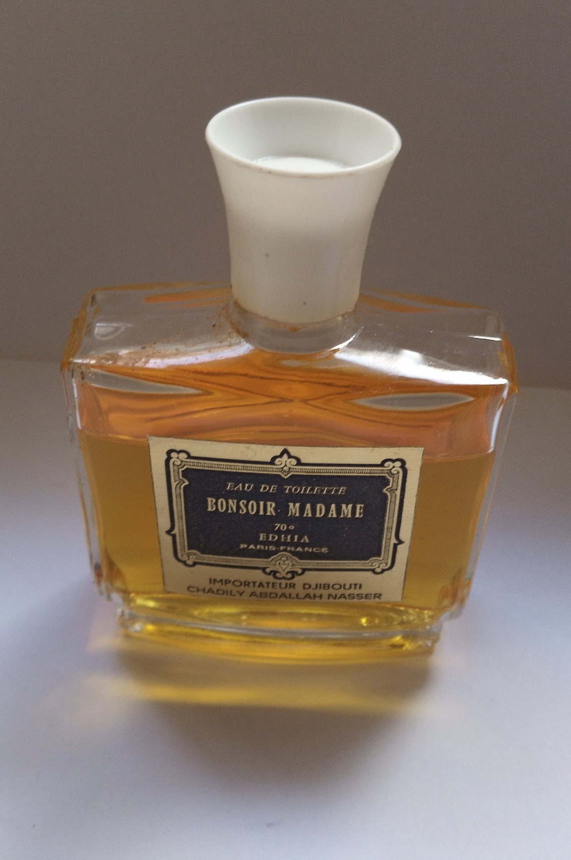 Vintage Bonsoir Madame Edhia Eau De Toilette Perfume Bottle Type 100ml ...
