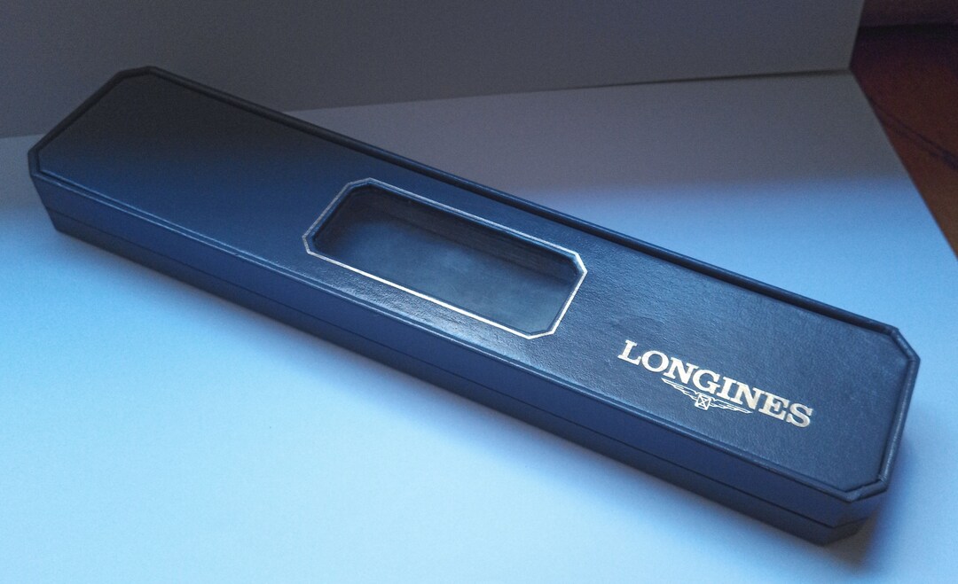 Vintage Longines Watch Box Case Gray Ref. 534 - Etsy