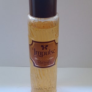 Vintage Impulse Butterfly Eau De Cologne Splash Bottle Type 200ml - Etsy