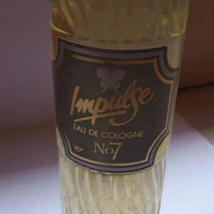 Vintage Impulse Eau De Cologne Splash No 7 Size 200ml - Etsy