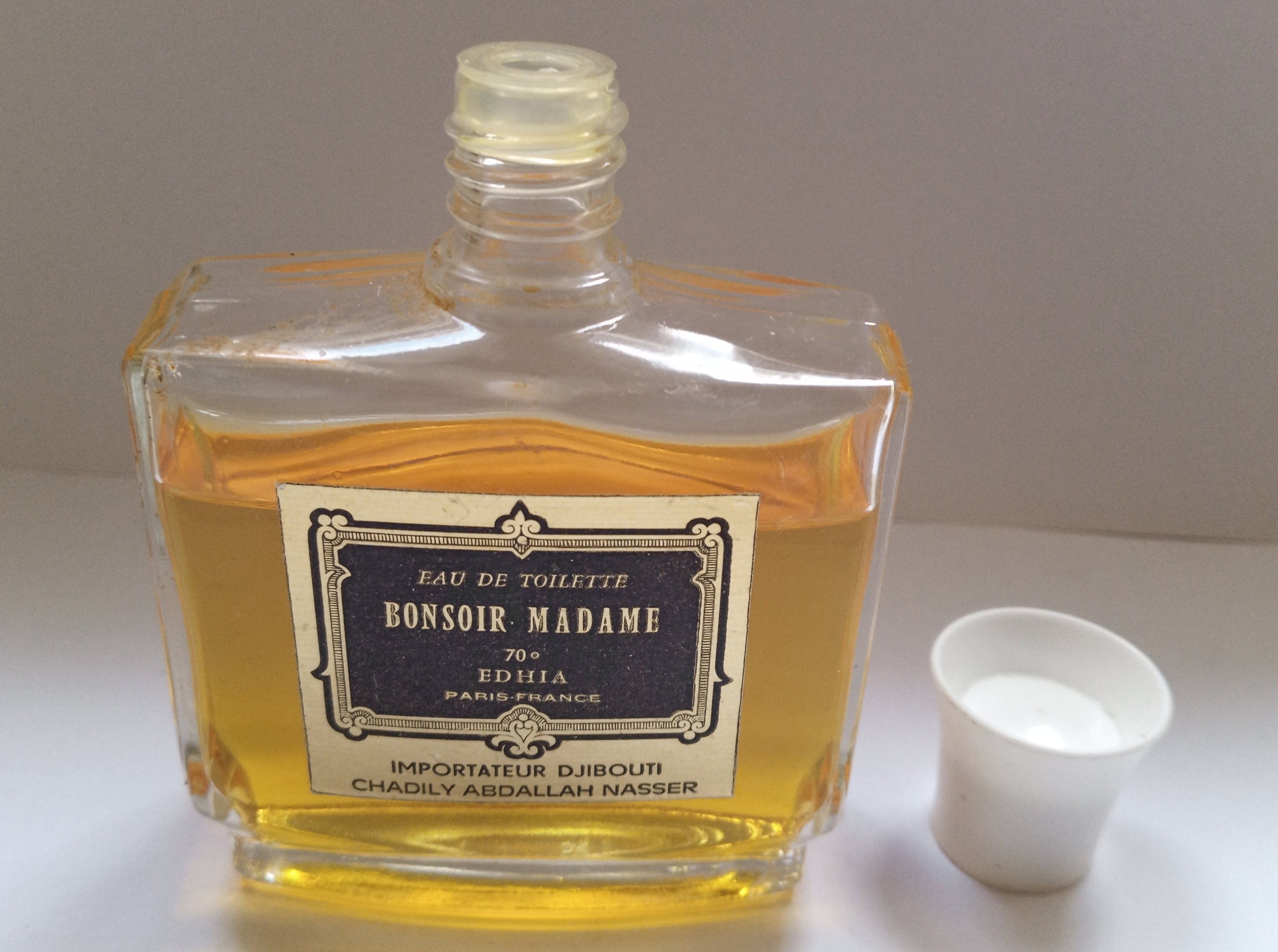 Vintage Bonsoir Madame Edhia Eau De Toilette Perfume Bottle Type 100ml ...