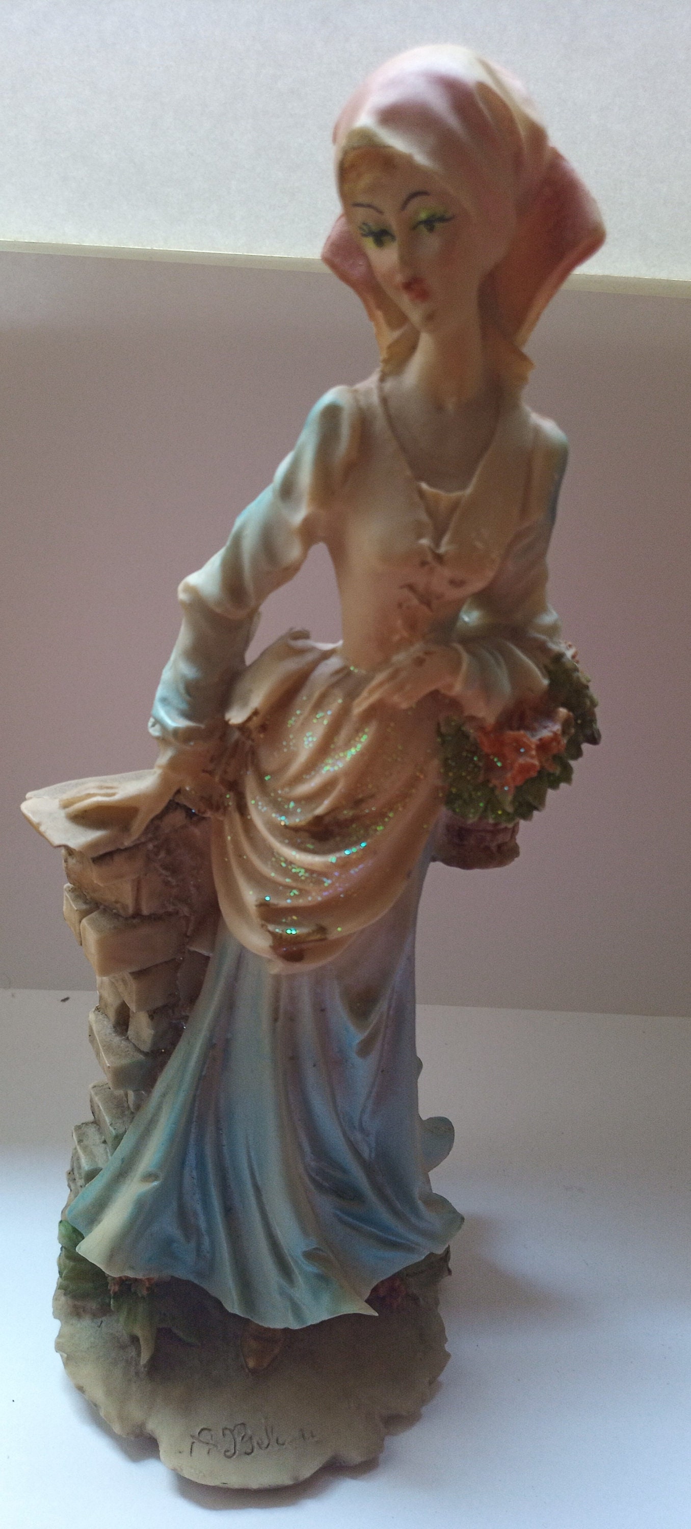 Vintage Victorian Lady Sculpture Figure Statue Decorative - Etsy