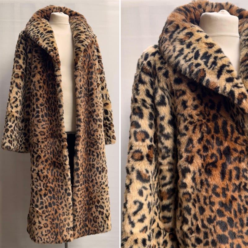 Leopard Coat - Etsy New Zealand