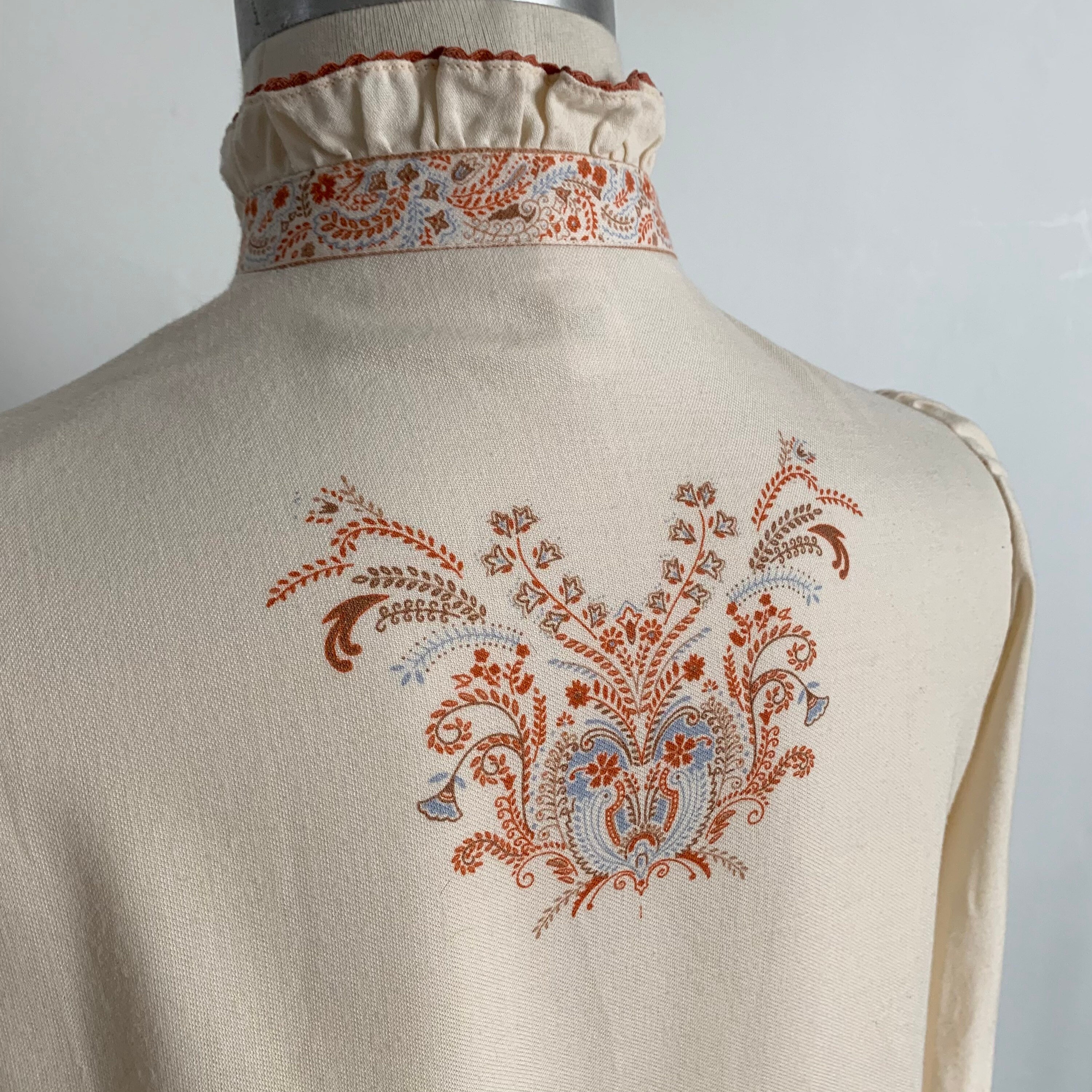 Vintage 1980s 1970s Cottage Core Autumnal Prairie - Etsy