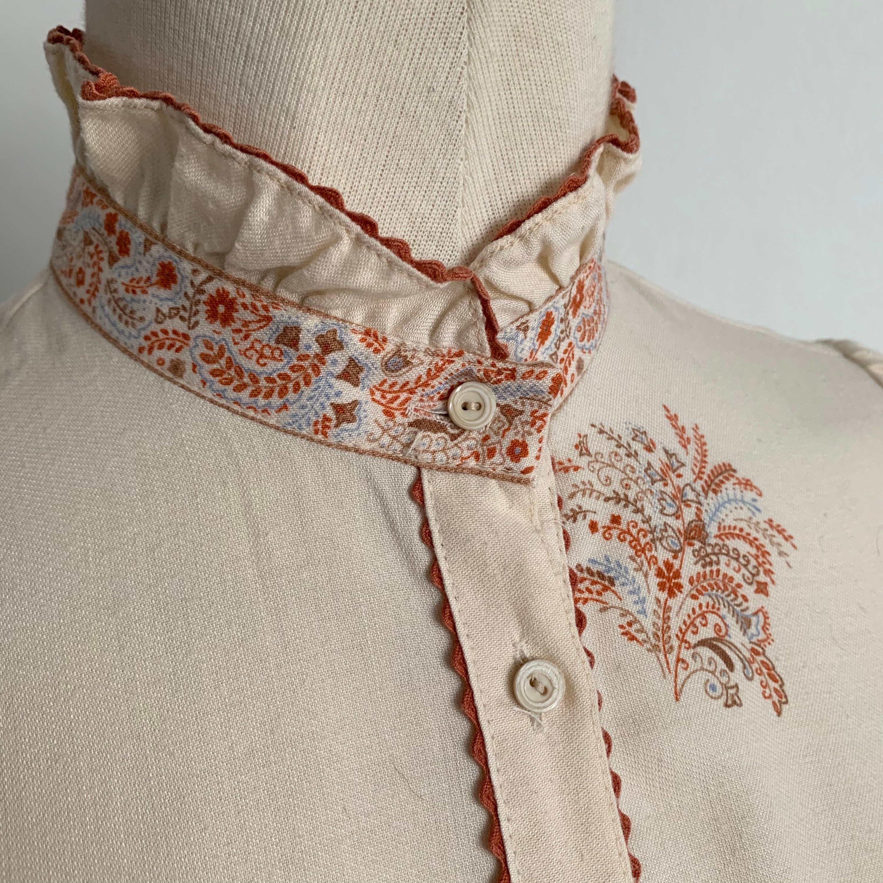 Vintage 1980s 1970s Cottage Core Autumnal Prairie - Etsy