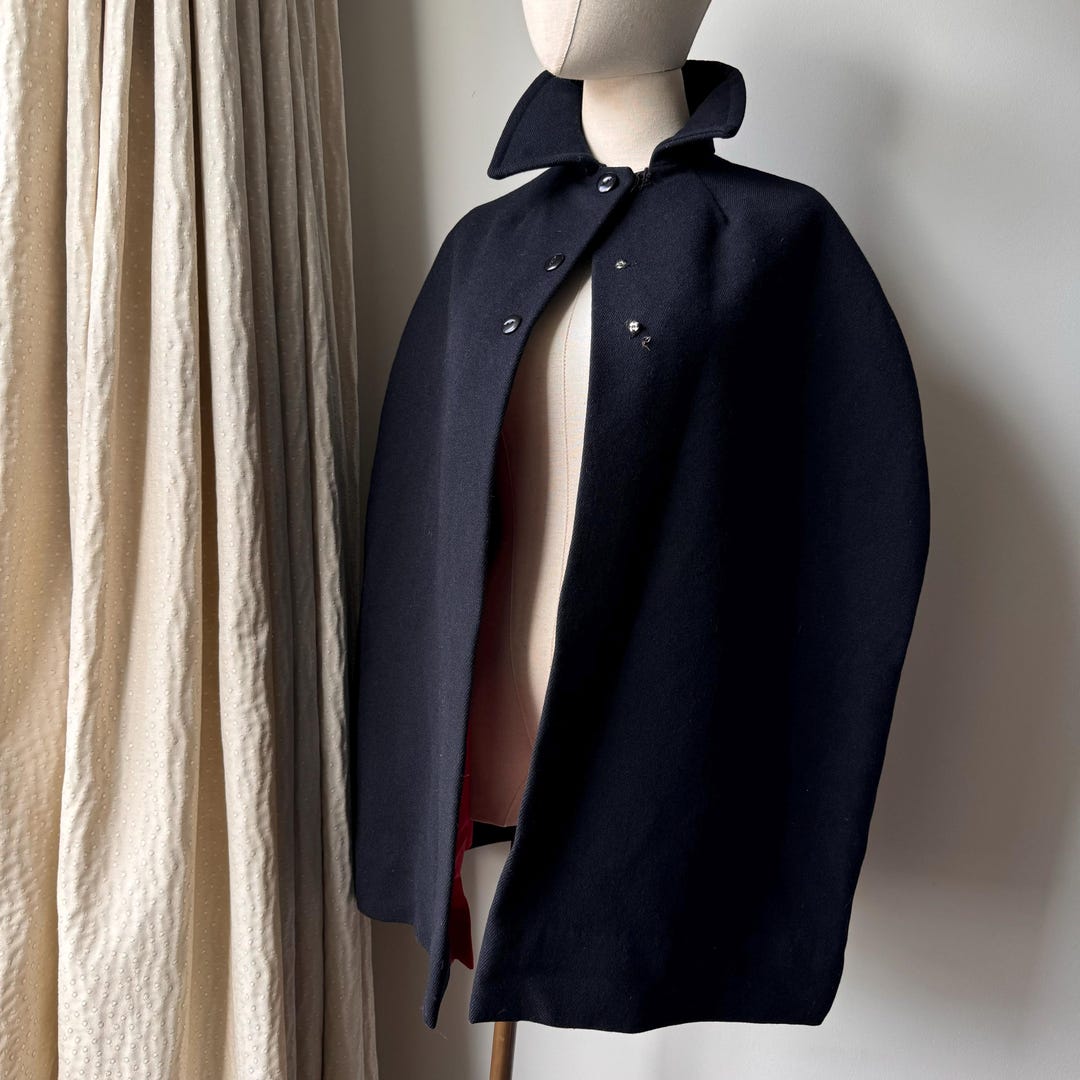 Vintage 1950's Nurses Midwife Cape - 100% Wool Cape - Medical - Call ...