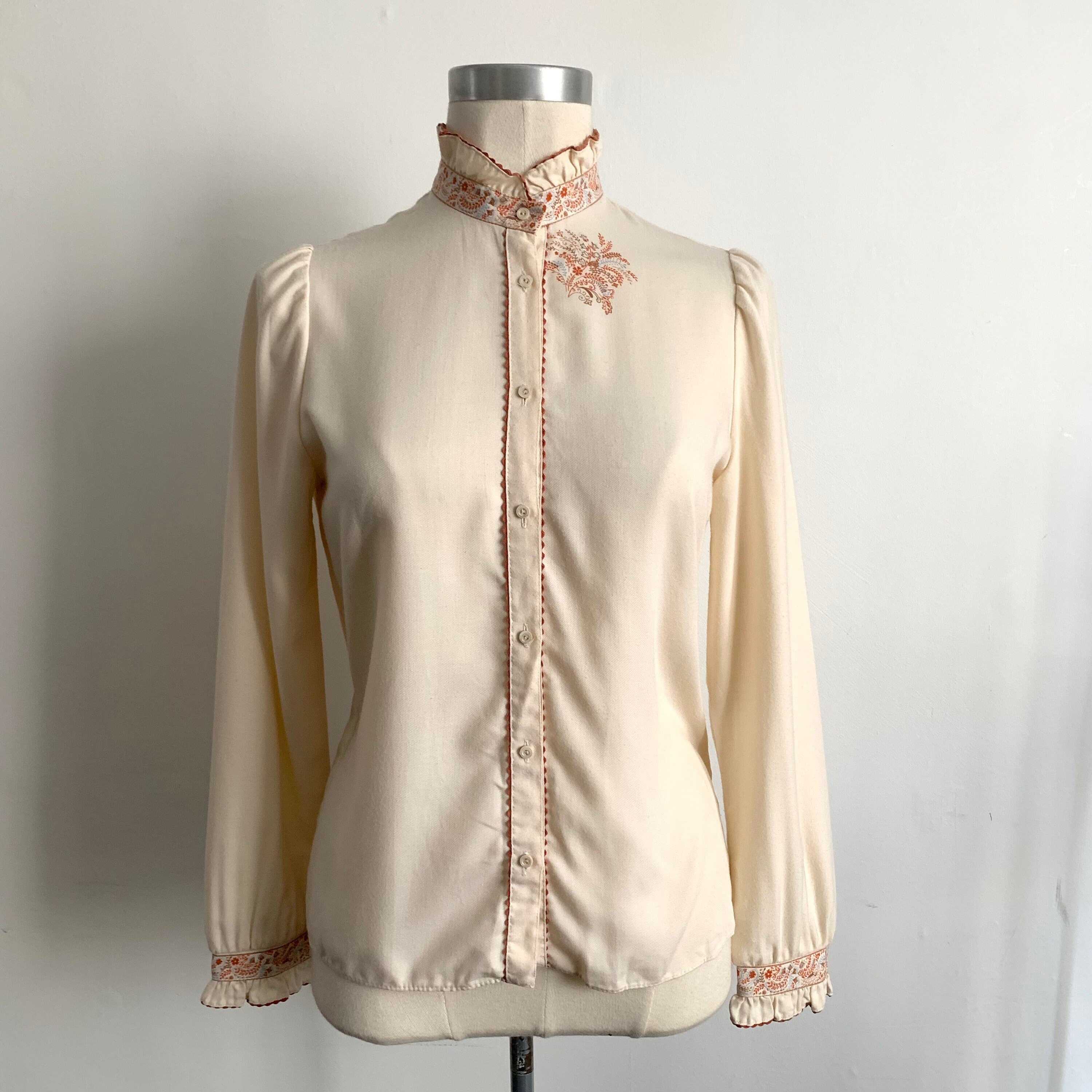 Vintage 1980s 1970s Cottage Core Autumnal Prairie - Etsy