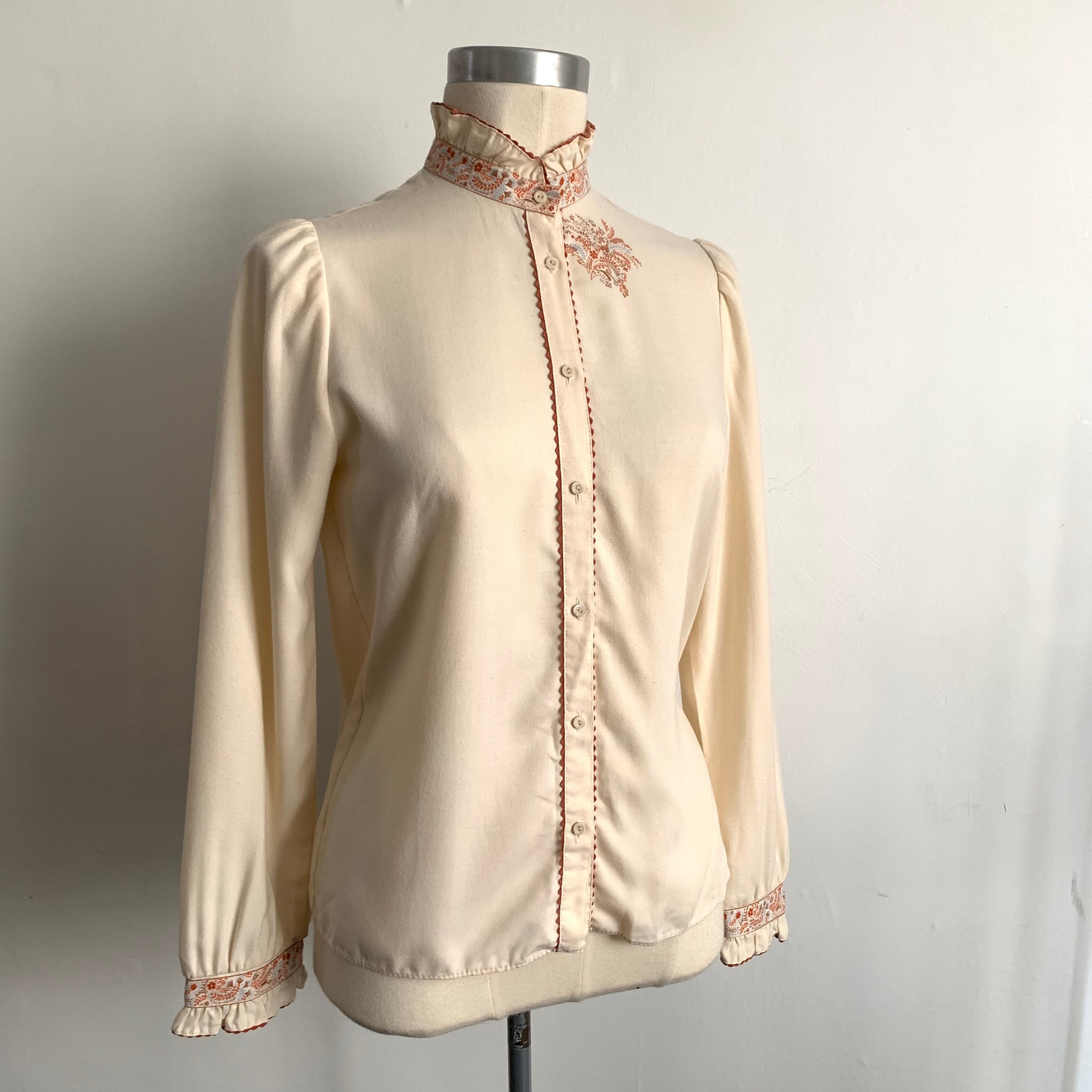 Vintage 1980s 1970s Cottage Core Autumnal Prairie - Etsy