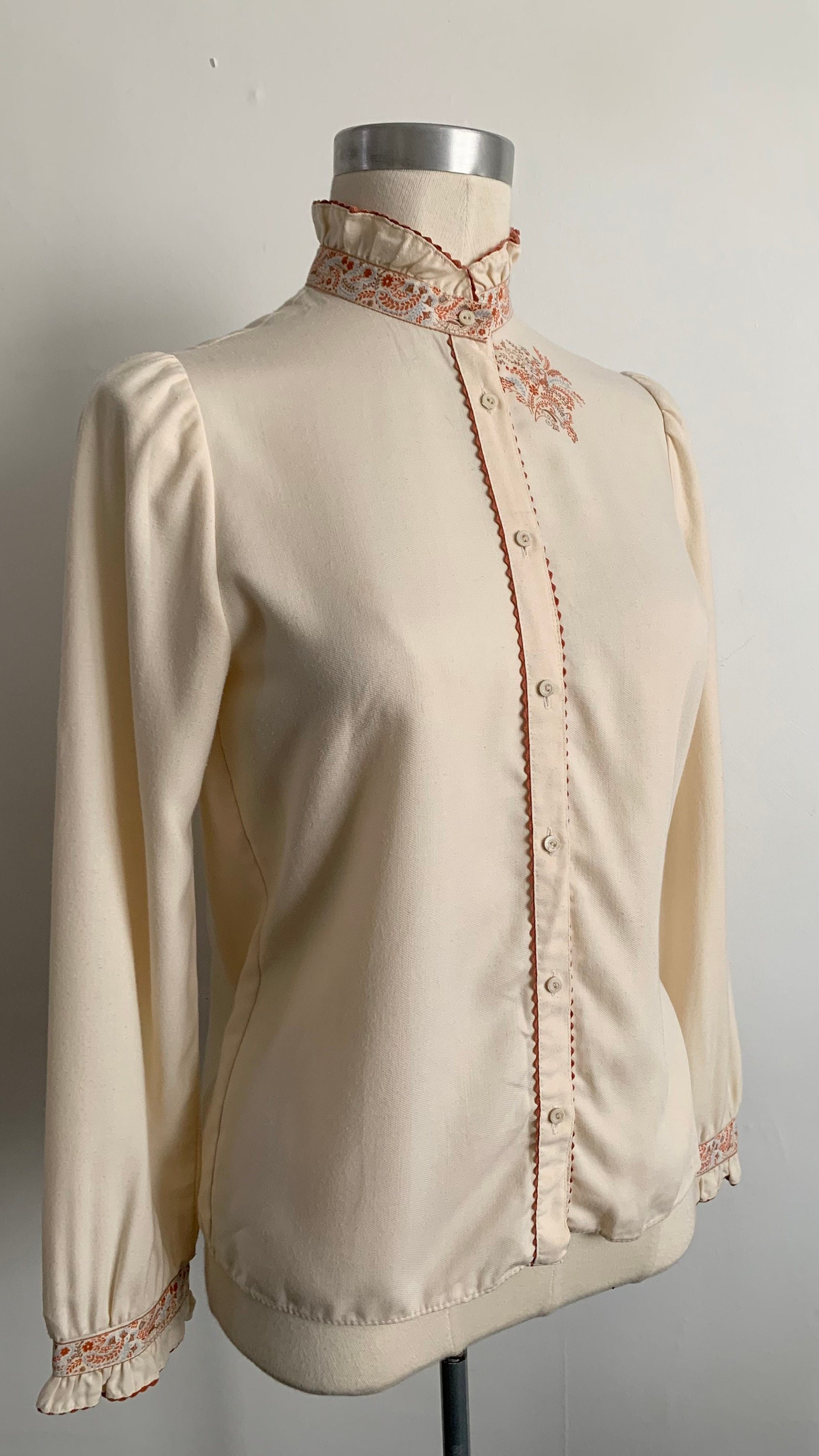 Vintage 1980s 1970s Cottage Core Autumnal Prairie - Etsy