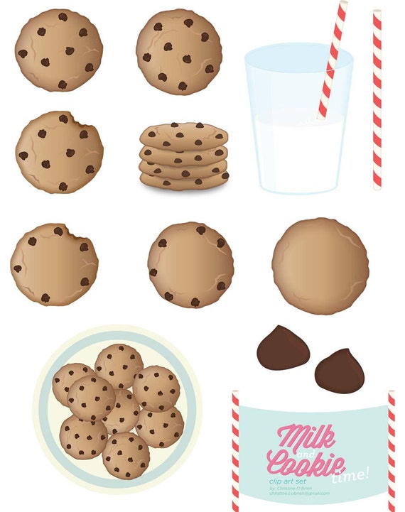 Cookies And Milk Clip Art