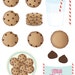 Milk and Cookie Time Clip Art Set - Etsy