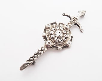 Celtic Shield Pin - Etsy