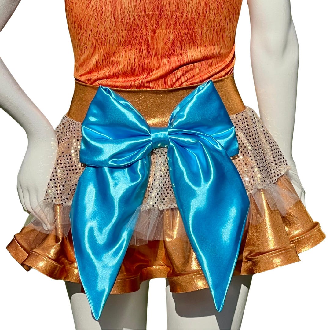 Copper White Gold Badass Bow Skirt - Etsy