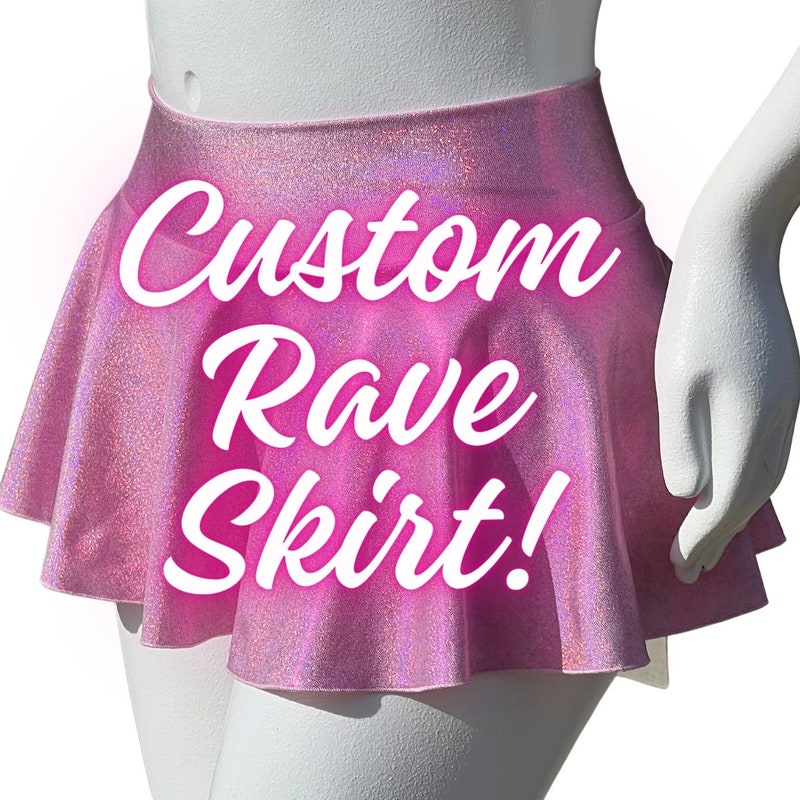 Pink Rave Micro Skirt - Etsy