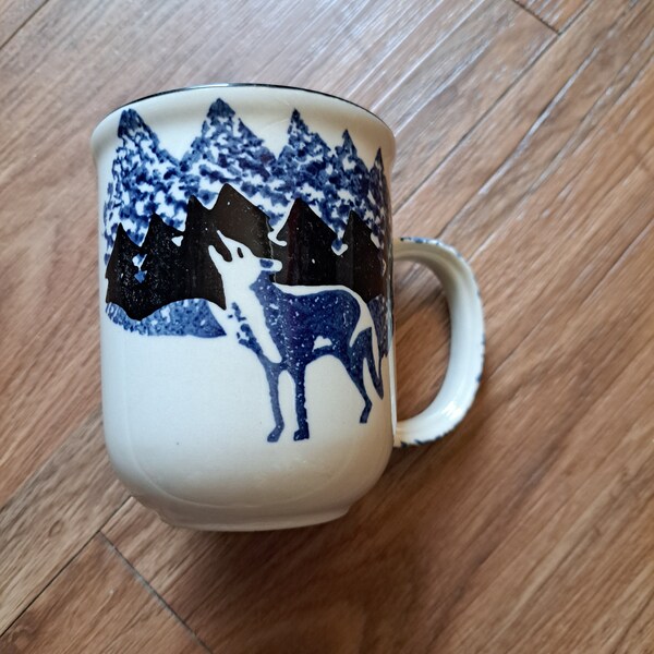 Wolf Coffee Mug - Etsy
