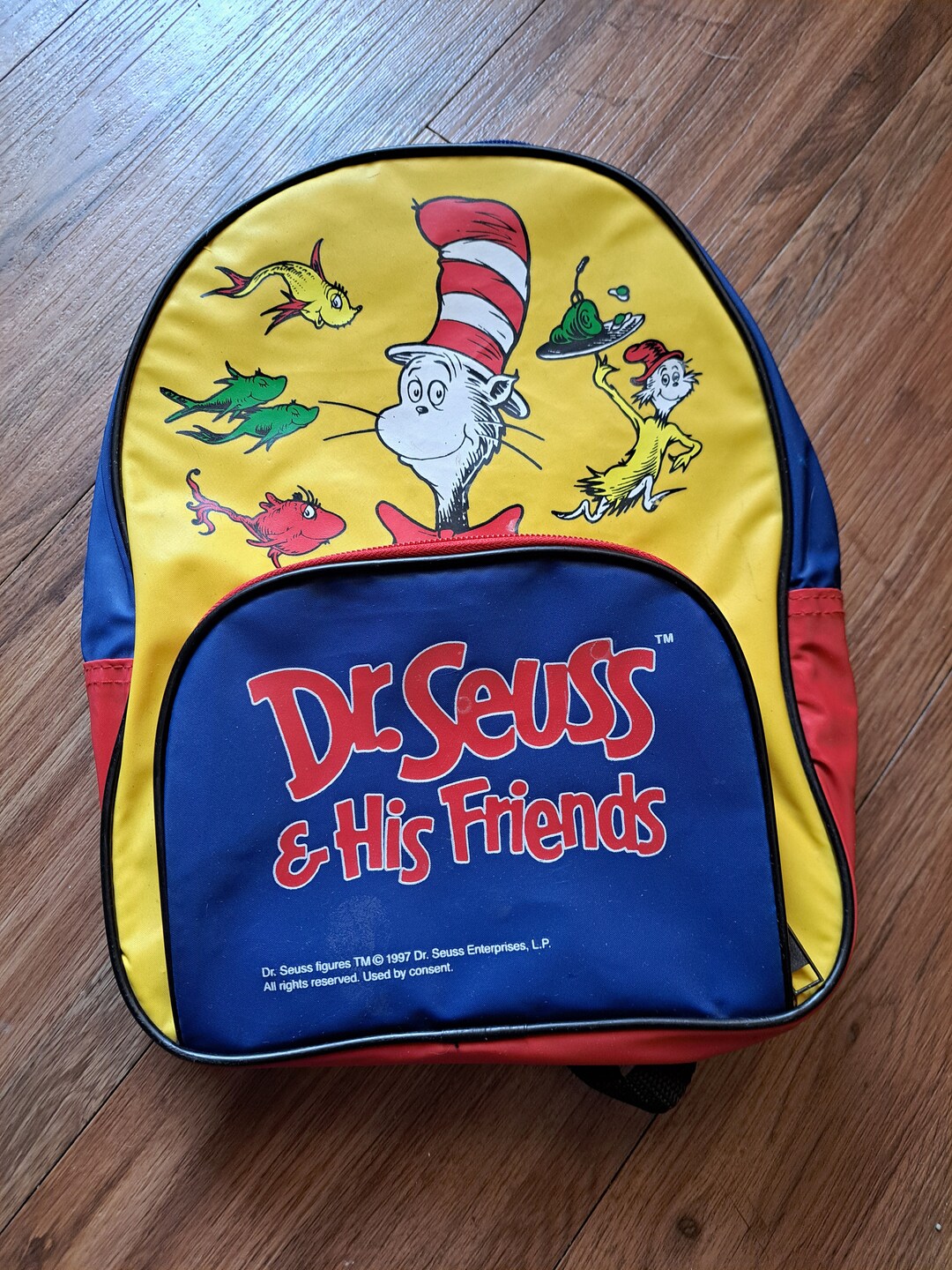 Vintage Dr. Seuss and His Friends Kids Mini Backpack - Etsy
