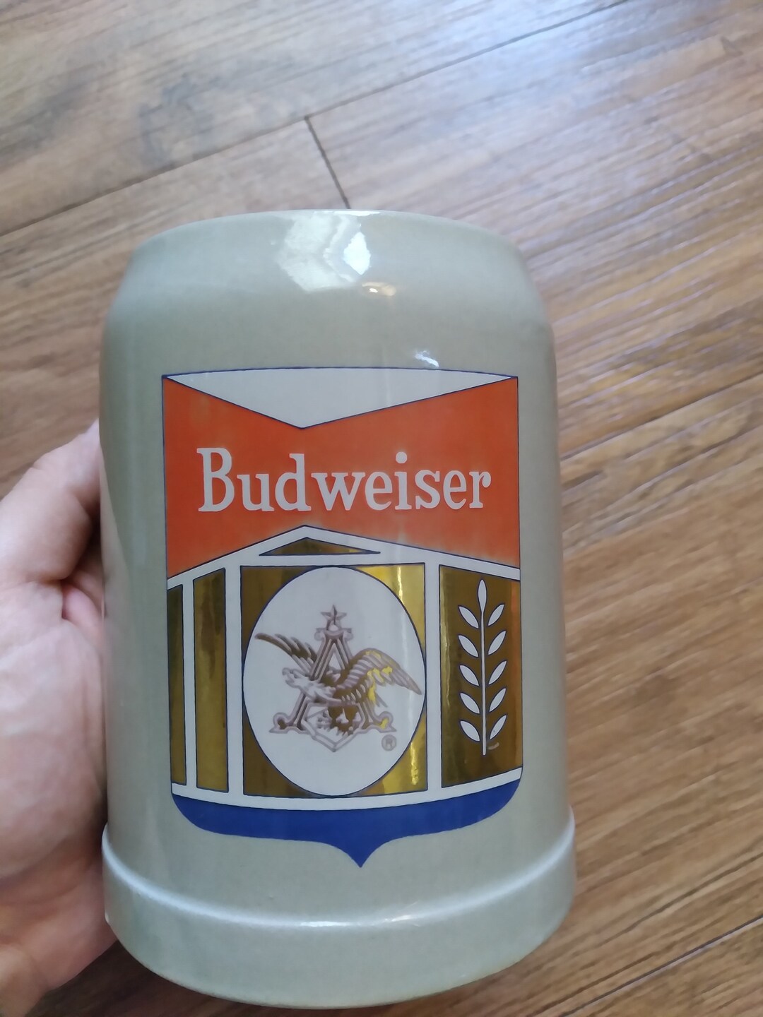 Vintage Budweiser Gerz Beer Stein/mug - Etsy