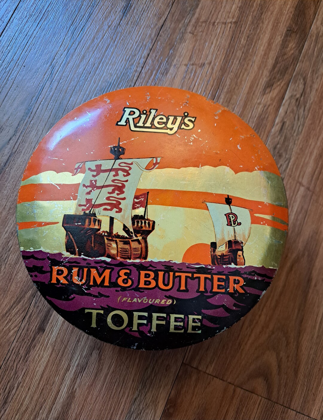 Vintage Rileys Rum and Butter Toffee Tin - Etsy