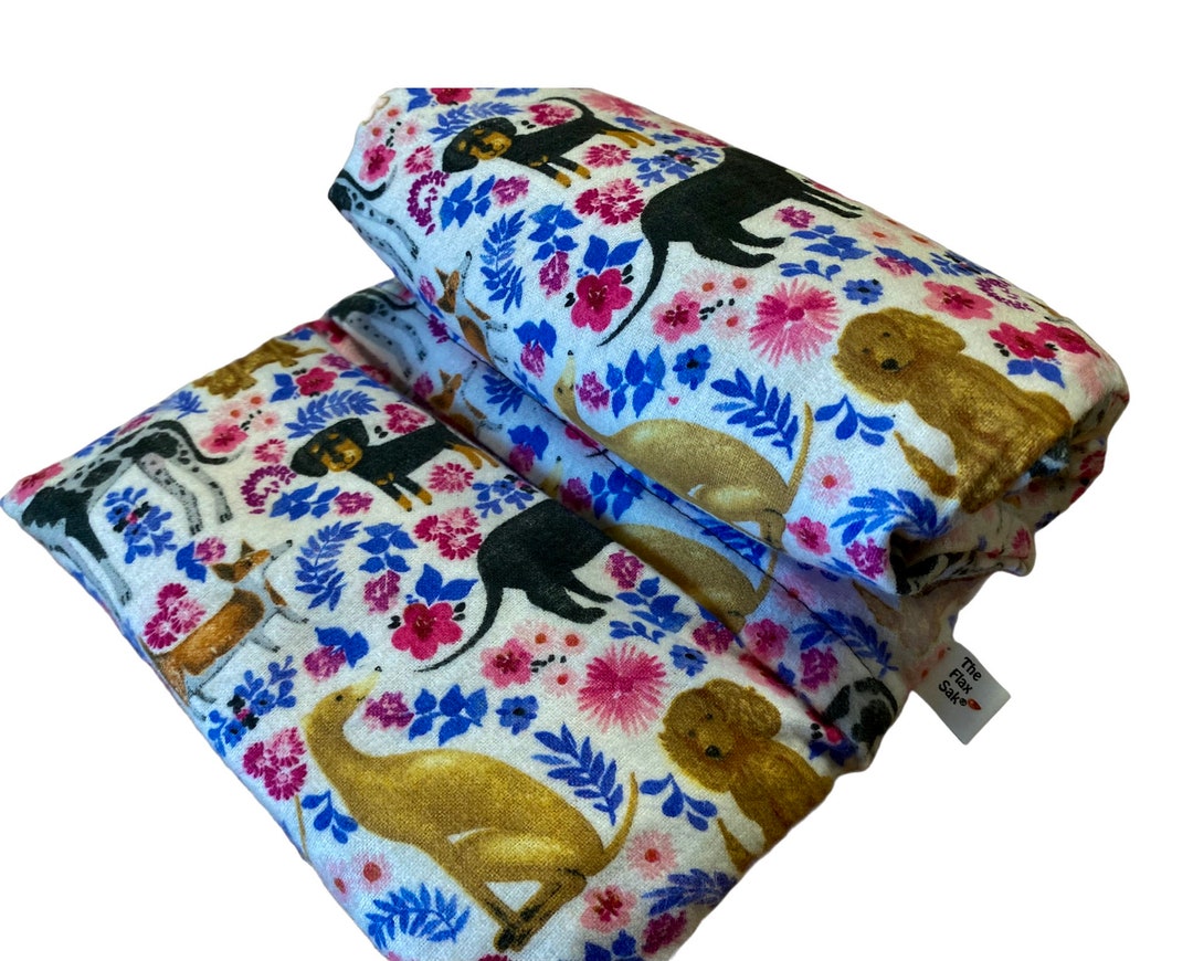 FLAX HEATING PAD Microwave Hot Pack Heat Therapy Removable Washable ...