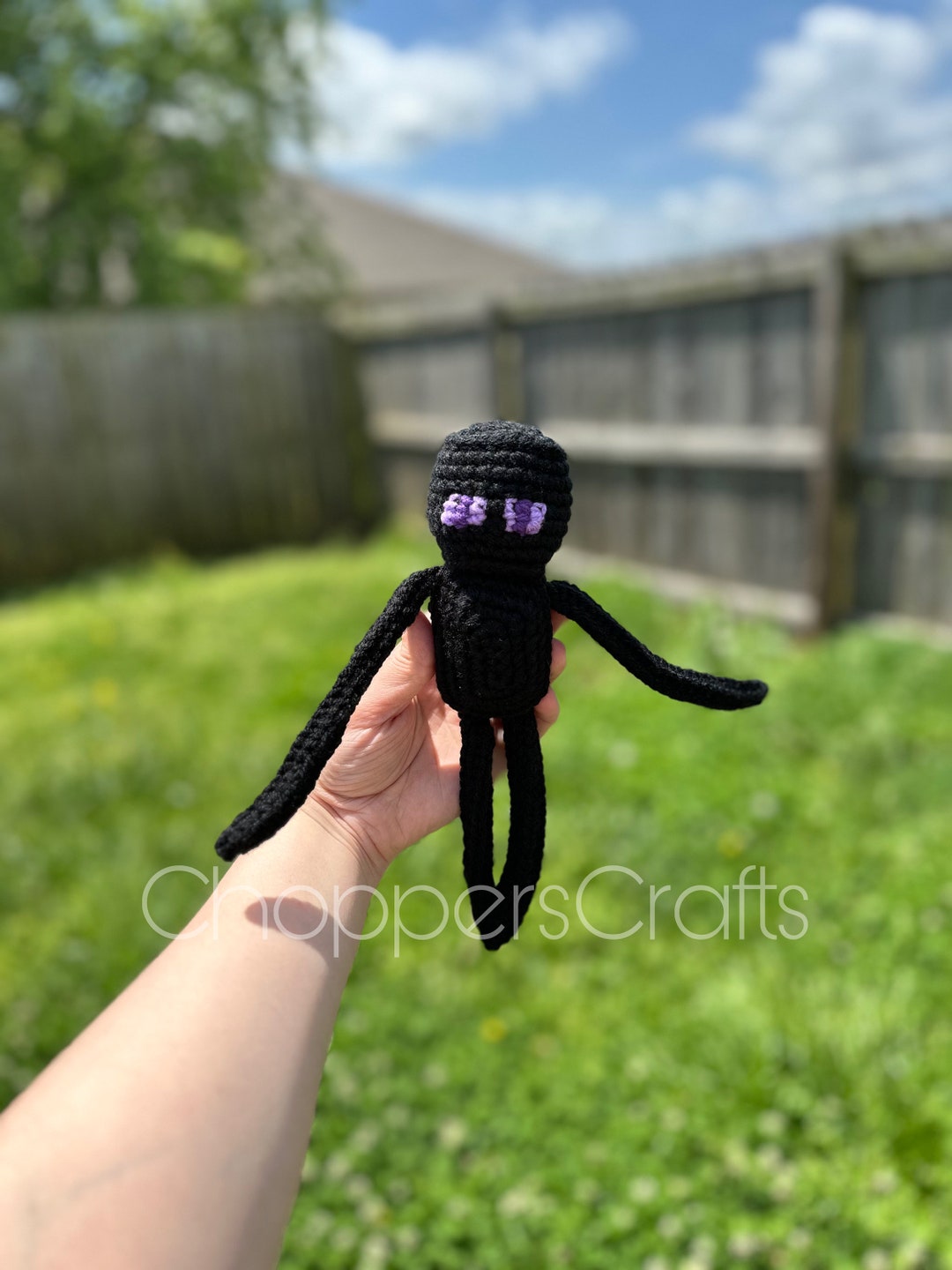 Crochet Minecraft Enderman Plush Toy - Etsy